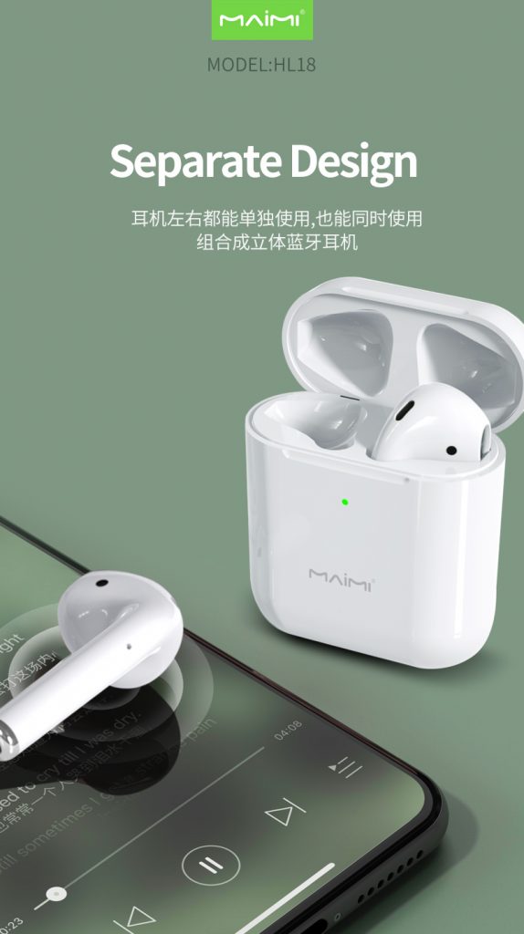 Tai nghe Bluetooth chính hãng Maimi HL18 – MAIMI VIỆT NAM